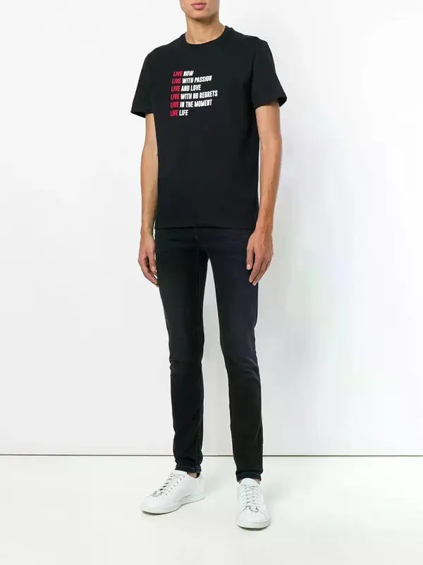 Neil Barrett Slogan Print T-shirt