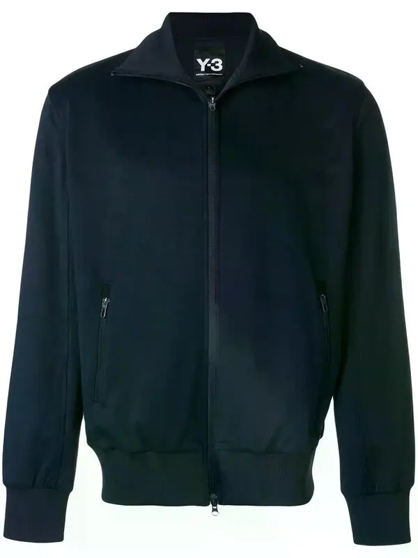 Y3 Logo Printed Zipped Sweatshirt