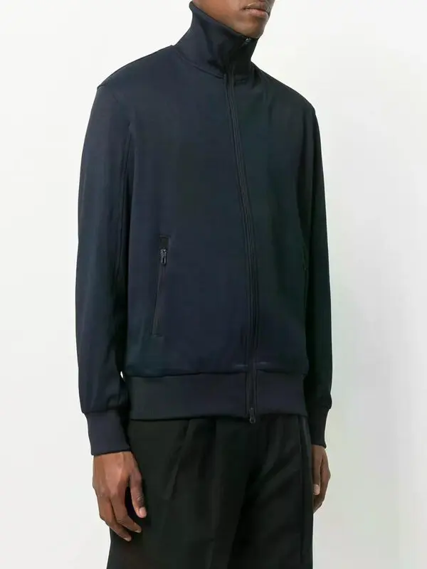 Y3 Logo Printed Zipped Sweatshirt