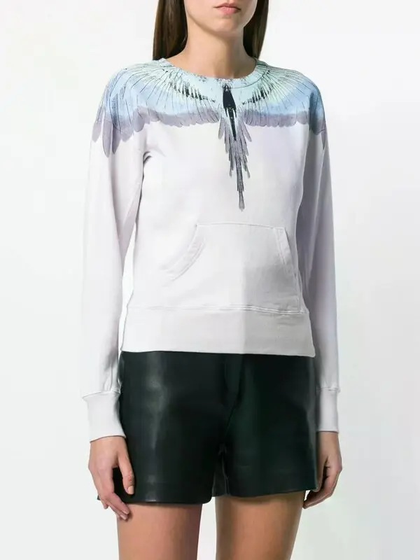 COUNTY OF MILAN Marcelo Burlon Wings Crewneck Sweatshirt - Pink