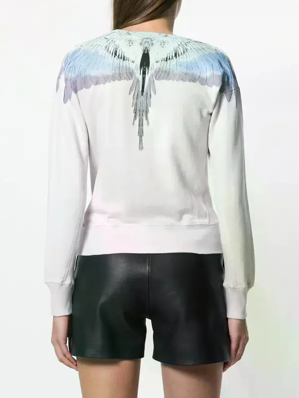 COUNTY OF MILAN Marcelo Burlon Wings Crewneck Sweatshirt - Pink