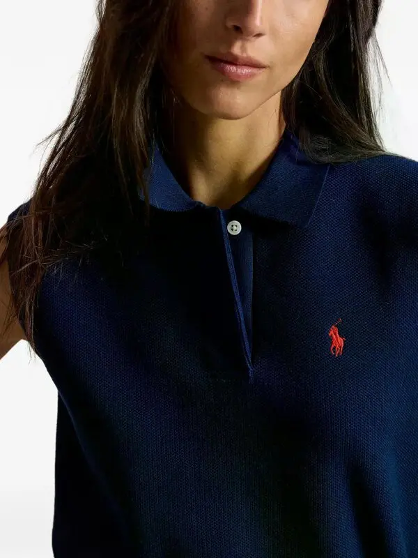 Polo Ralph Lauren Cropped Sleeveless Sweater