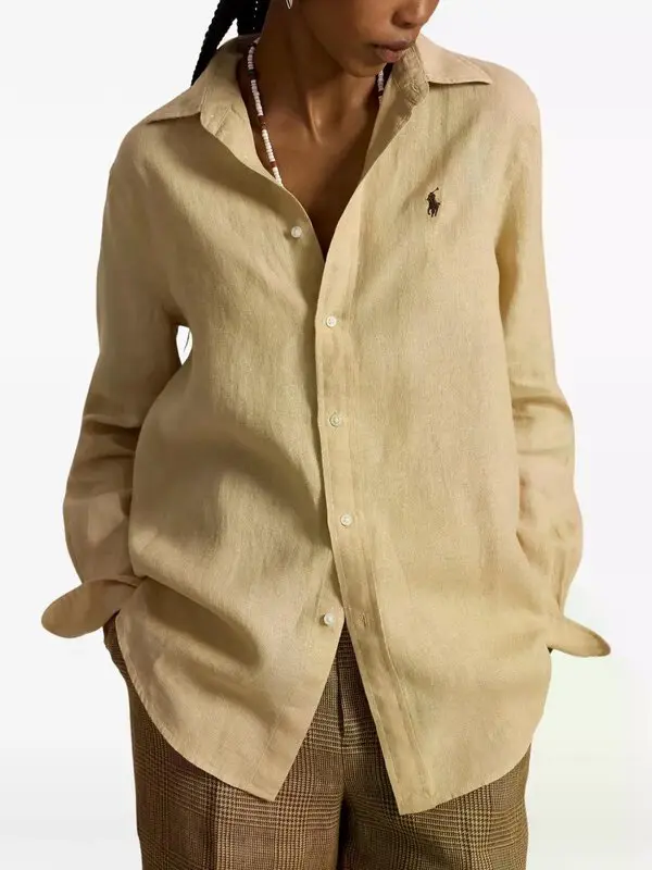 Polo Ralph Lauren Embroidered Linen Shirt