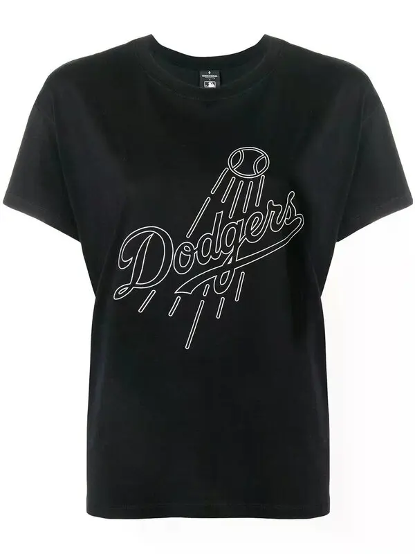 COUNTY OF MILAN Dodgers Slogan T-shirt - Black