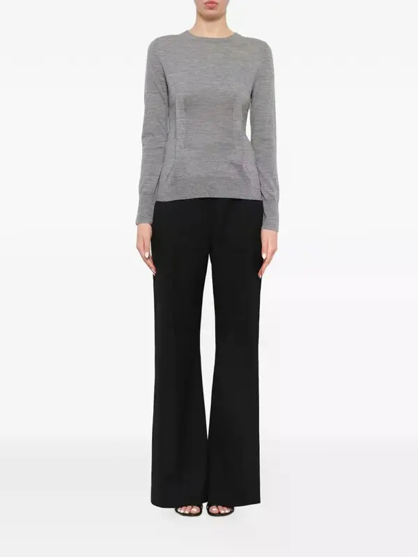 JW Anderson Light Melange Crew-neck Jumper - Grey