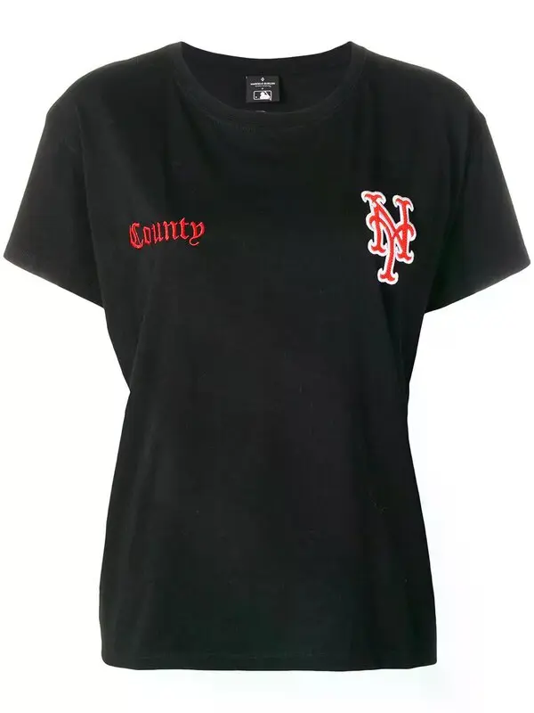 COUNTY OF MILAN Crew Neck T-shirt - Black