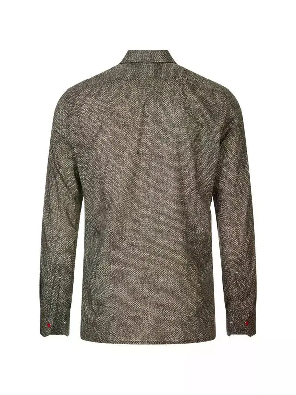 Kiton Textured-finish Button-up Shirt