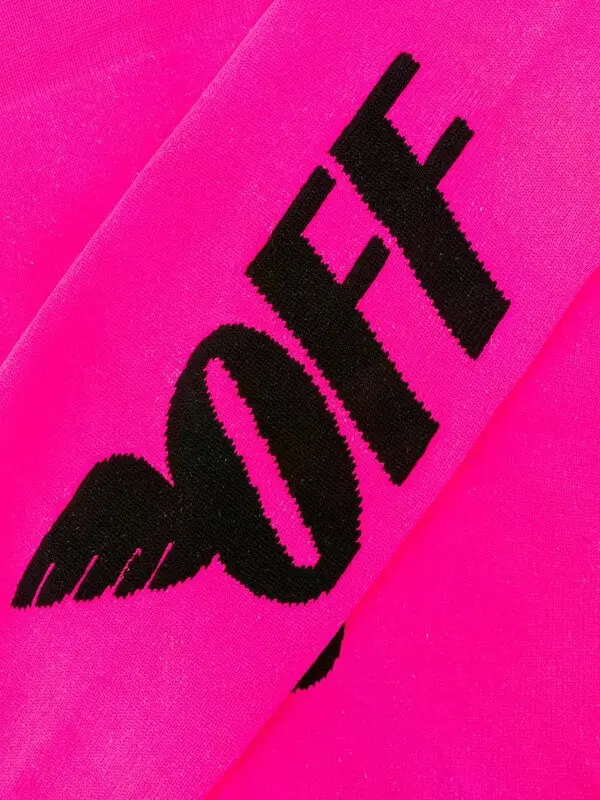 Off-White Logo Knit Socks