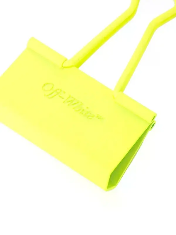 Off-White Binder Clip - Yellow
