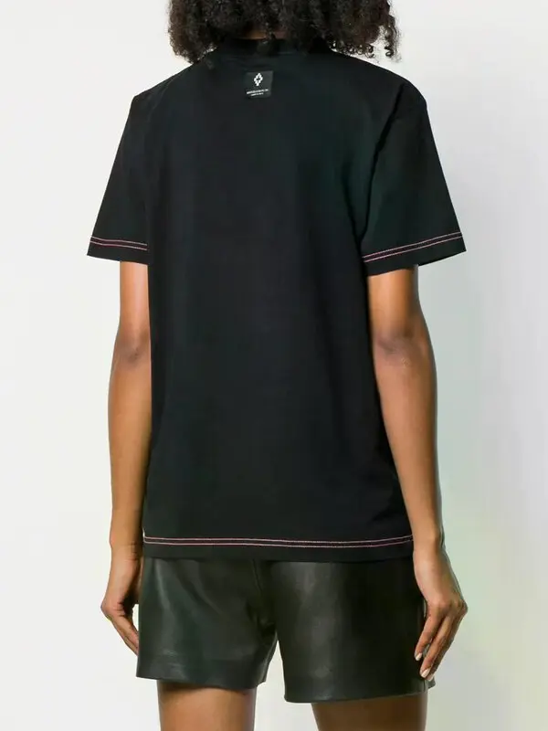 COUNTY OF MILAN X Close Encounters Contrast Printed T-shirt - Black