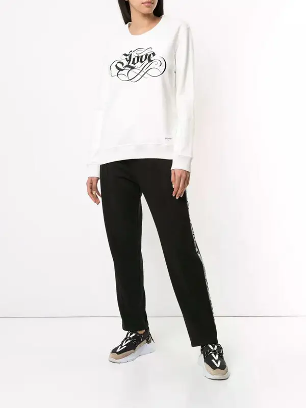 PORTS V Embroidered Love Sweatshirt