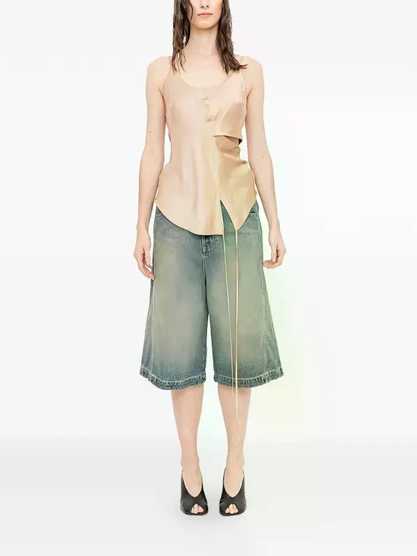 Andrea Ya'aqov Asymmetric Cut-out Tank Top