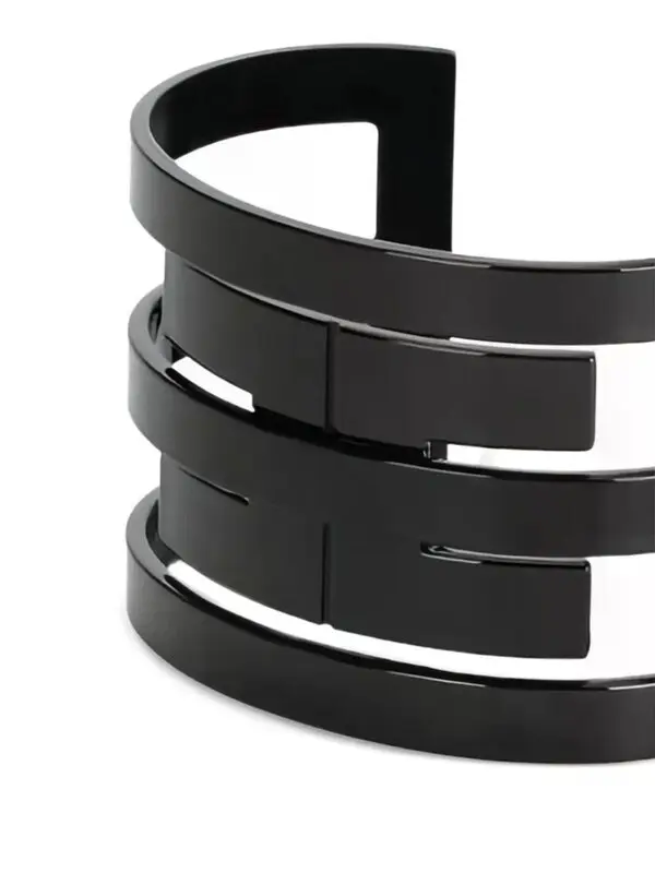 Elisabetta Franchi Logo-detail Multi-band Cuff Bracelet