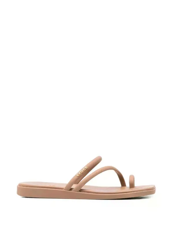 CROCS Miami Strap Flat Sandals - Neutrals