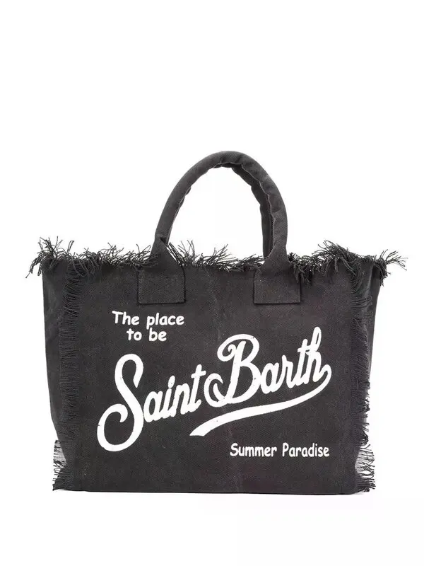MC2 SAINT BARTH Logo Print Tote Bag