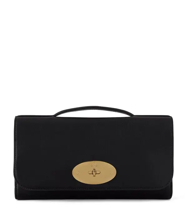 Mulberry Leather Lily Clutch Bag