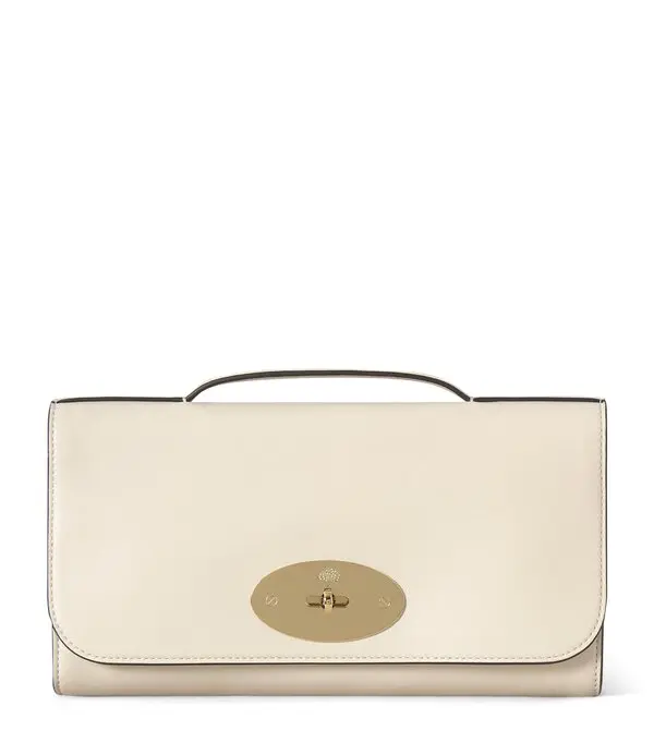 Mulberry Leather Lily Clutch Bag