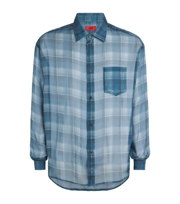 424 Silk Check Shirt