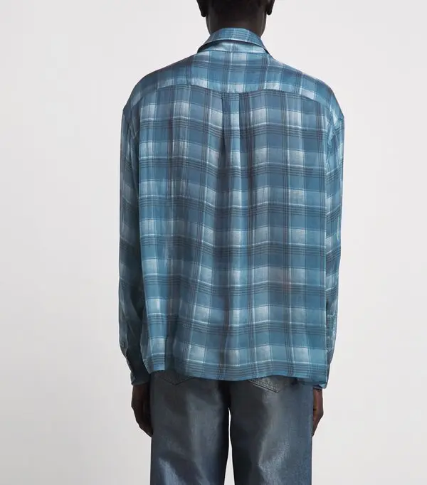 424 Silk Check Shirt
