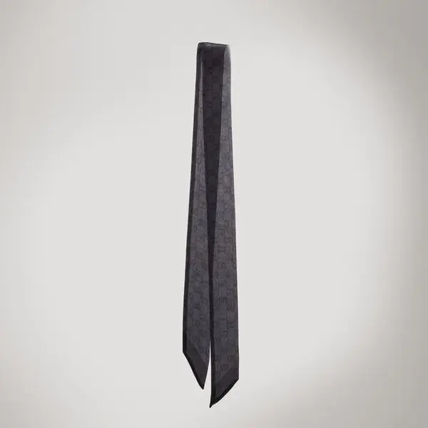 Gucci Printed Silk Chiffon Ribbon