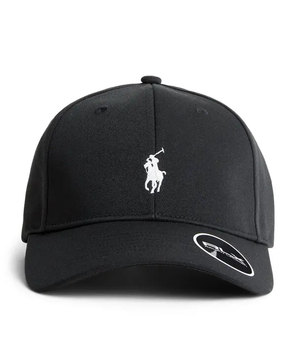 Rlx Ralph Lauren Signature Pony Twill Baseball Cap - Black