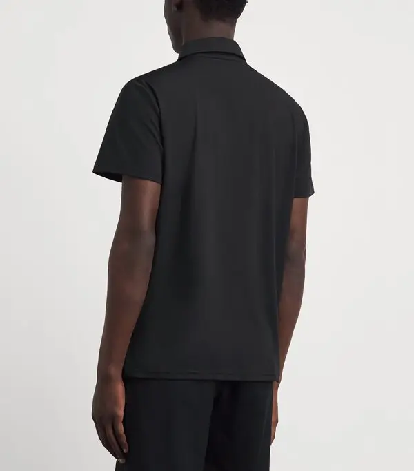 Rlx Ralph Lauren Quarter-zip Polo Shirt - Black