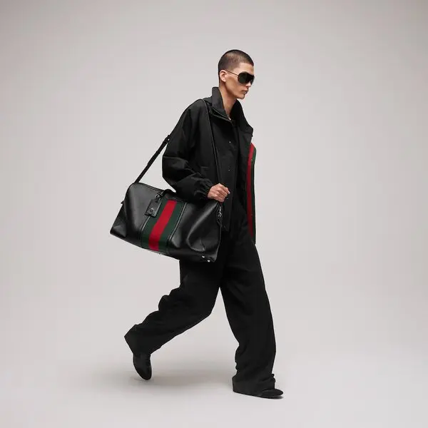 Gucci Mega Web Trademark Large Duffle Bag