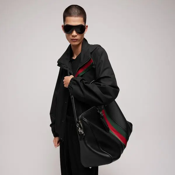 Gucci Mega Web Trademark Large Duffle Bag