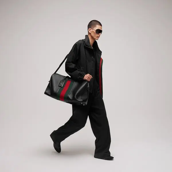 Gucci Mega Web Trademark Large Duffle Bag