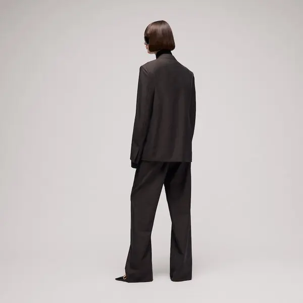 Gucci Pinstripe Wool Mohair Double-breasted Jacket