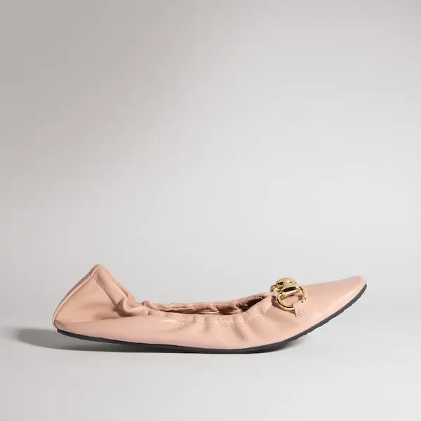 Gucci Prima Ballet Flat Leather - Pink