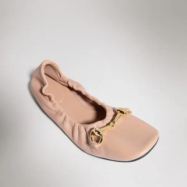 Gucci Prima Ballet Flat Leather - Pink