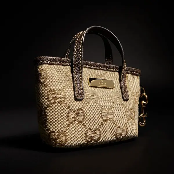 Gucci Gg Canvas Tribeca Charm