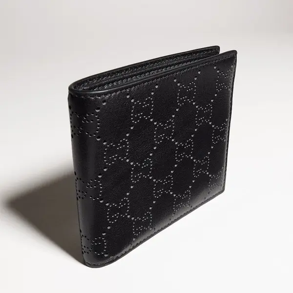 Gucci Aria Bi-fold Wallet Leather