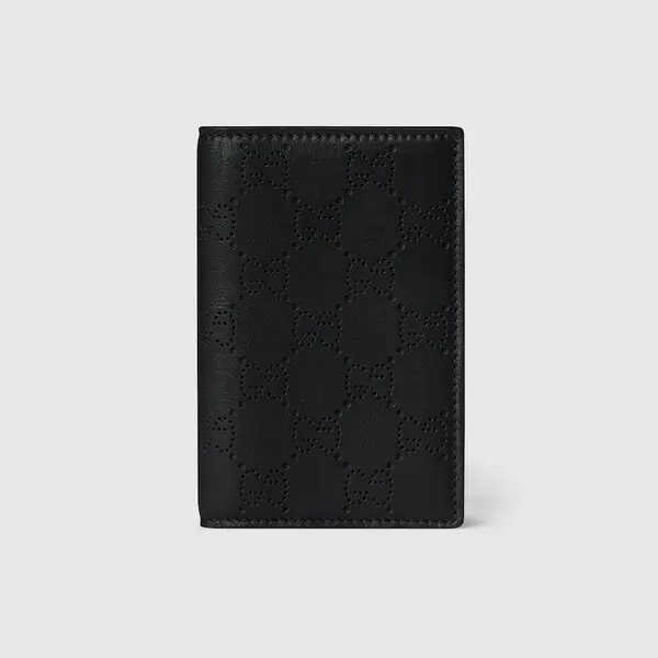 Gucci Aria Card Case Leather - Black