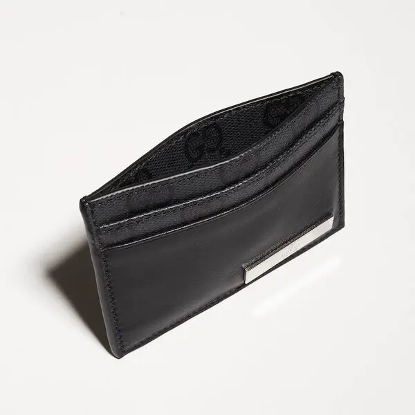 Gucci Card Case With Metal Tag