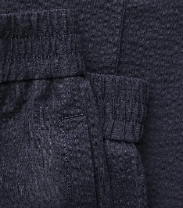 A.p.c. Cotton Pleated Trousers - Navy