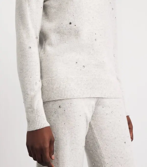 WILLIAM SHARP Cashmere Swarovski Crystal-embellished Sweater