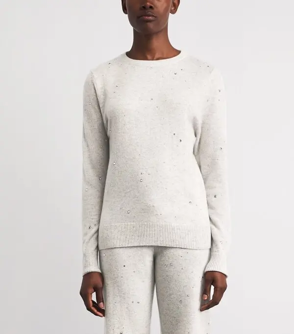 WILLIAM SHARP Cashmere Swarovski Crystal-embellished Sweater