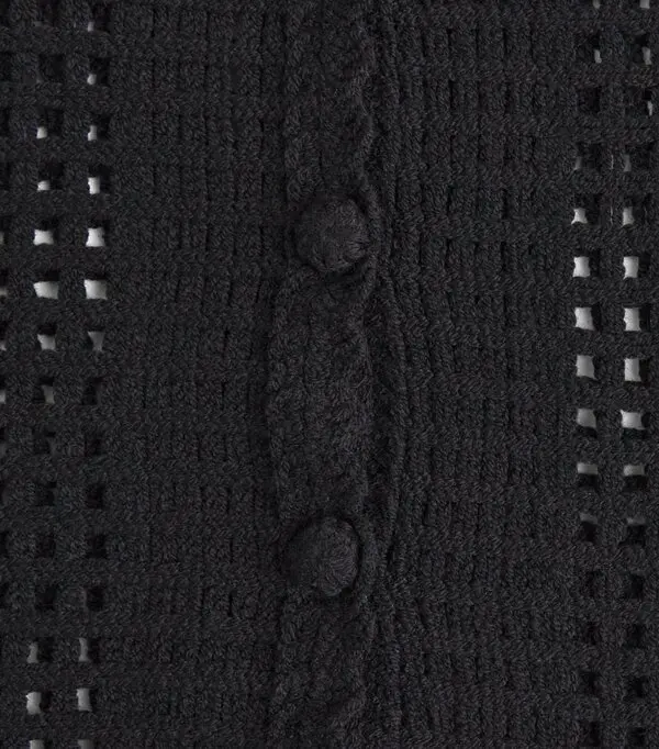 FRAME Crochet Button-up Shirt