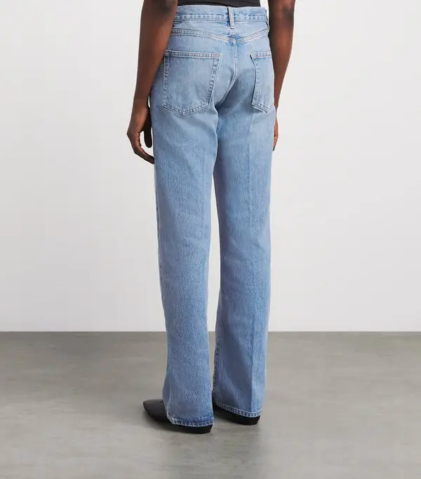 FRAME Vertical Straight Jeans - Blue