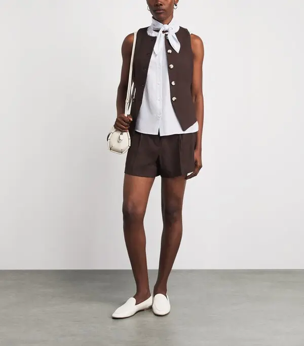 FRAME Silk Stripe The Novelist Shirt