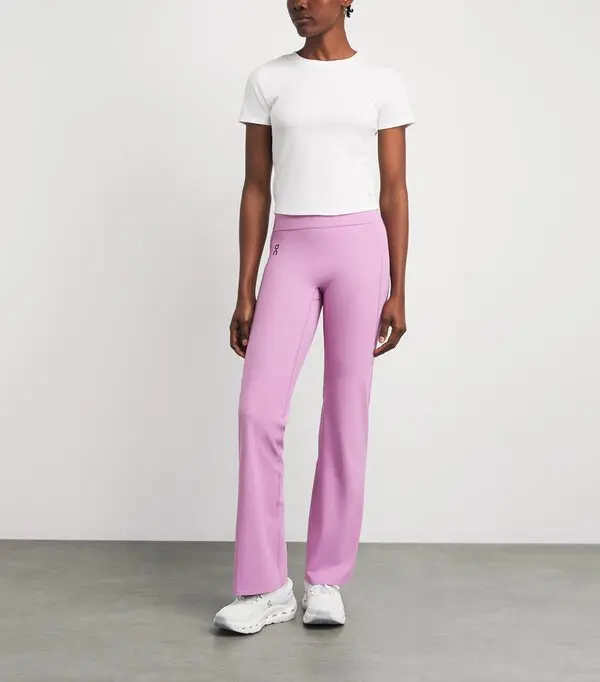 On Studio Flared Leggings - Pink