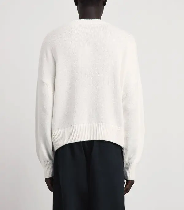 COLE BUXTON Cotton Two-star Flag Sweater