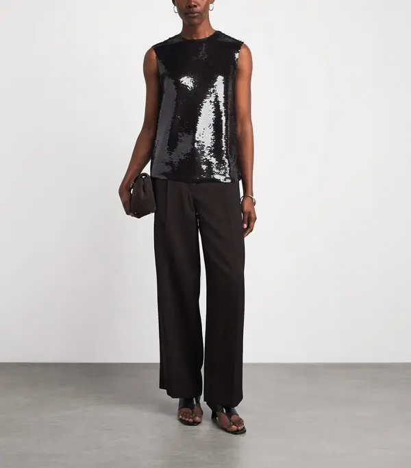 ESSE STUDIOS Sequin Luminessa Sleeveless Top