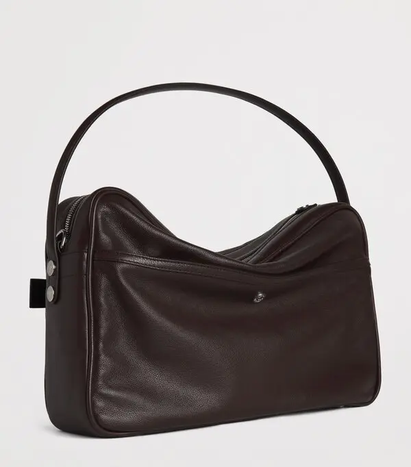 Acne Studios Leather Camero Party Shoulder Bag - Brown