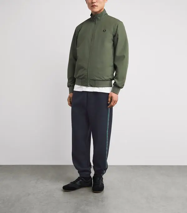 Fred Perry Contrast Tape Sweatpants - Navy