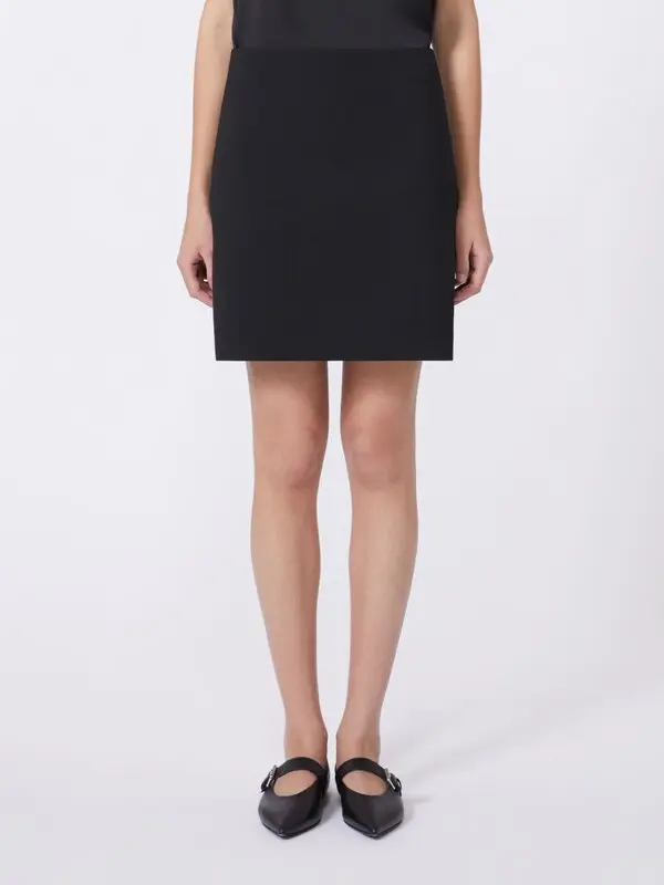 Max Mara Stretch Gabardine Mini Skirt
