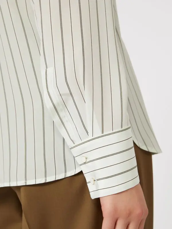 Max Mara Printed Silk Crepe De Chine Shirt