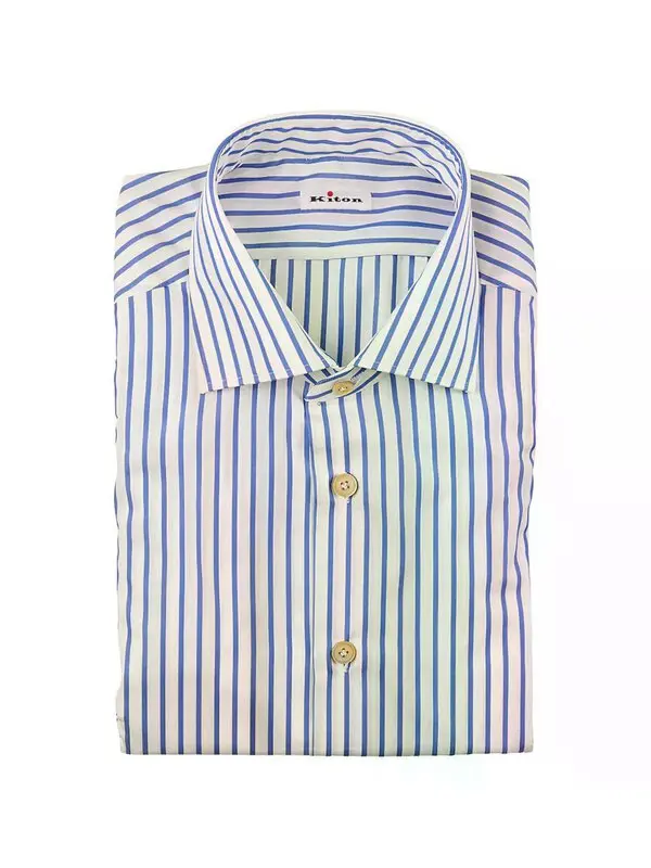 Kiton Vertical-stripe Shirt